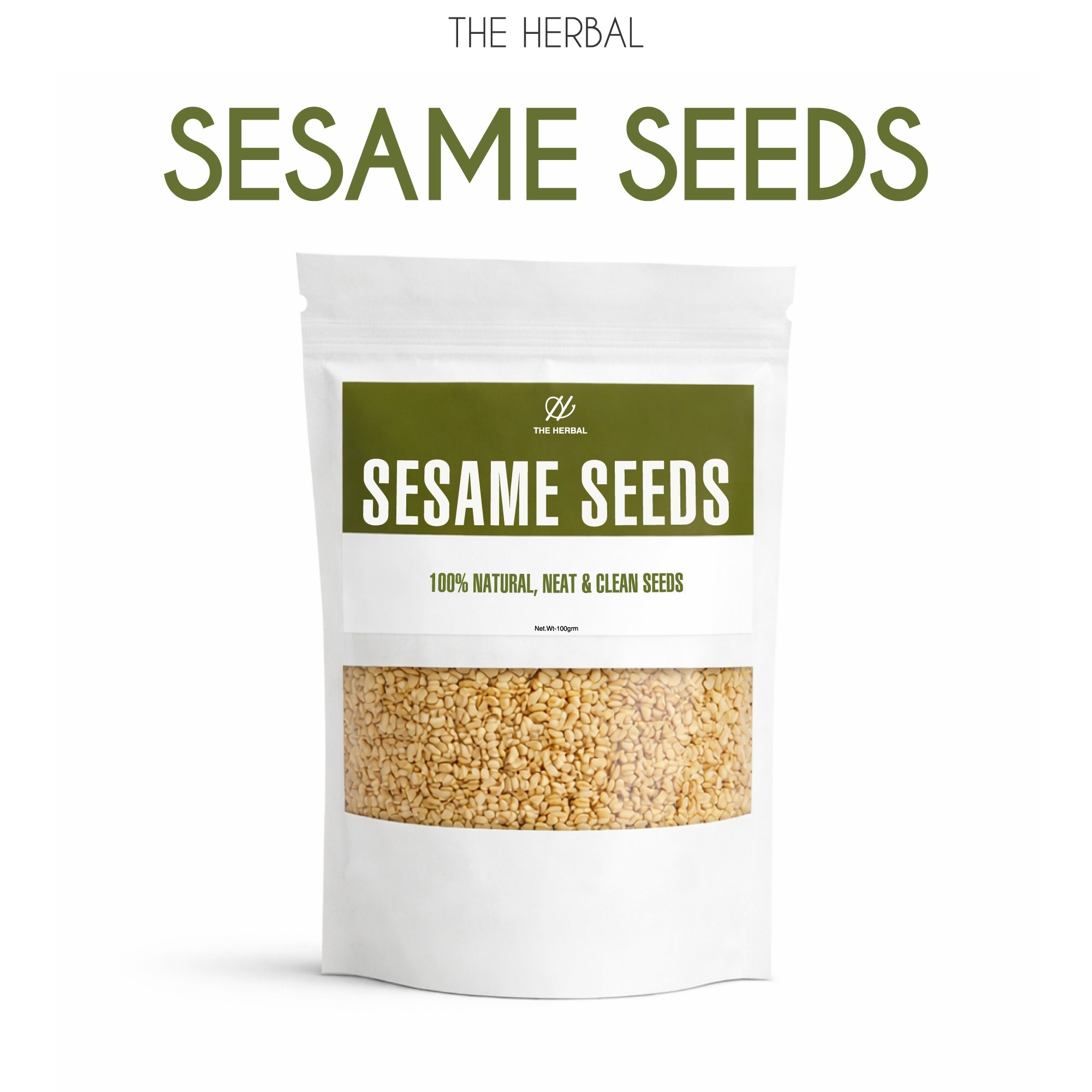 Premium Sesame Seeds – 100% Natural, Nutty & Nutrient-Rich – The Herbal